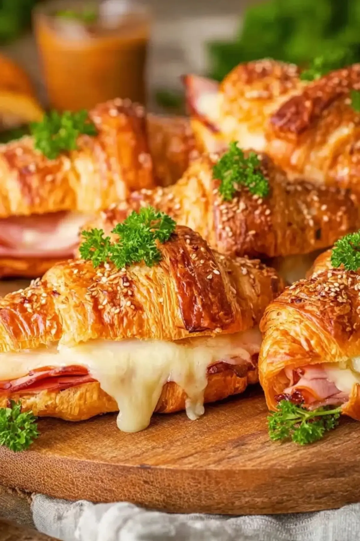 Baked Ham and Cheese Croissants: Easy Recipe (12 Servings) - CookBakeShare