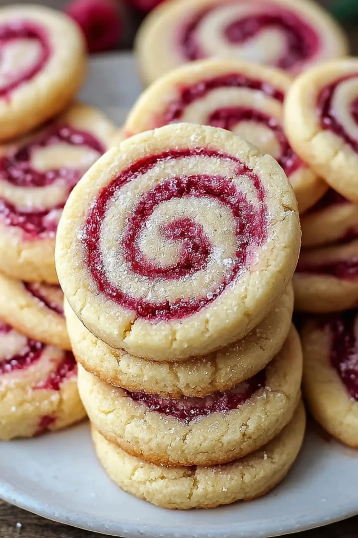 Raspberry Swirl Shortbread Cookies – Easy & Delicious - CookBakeShare