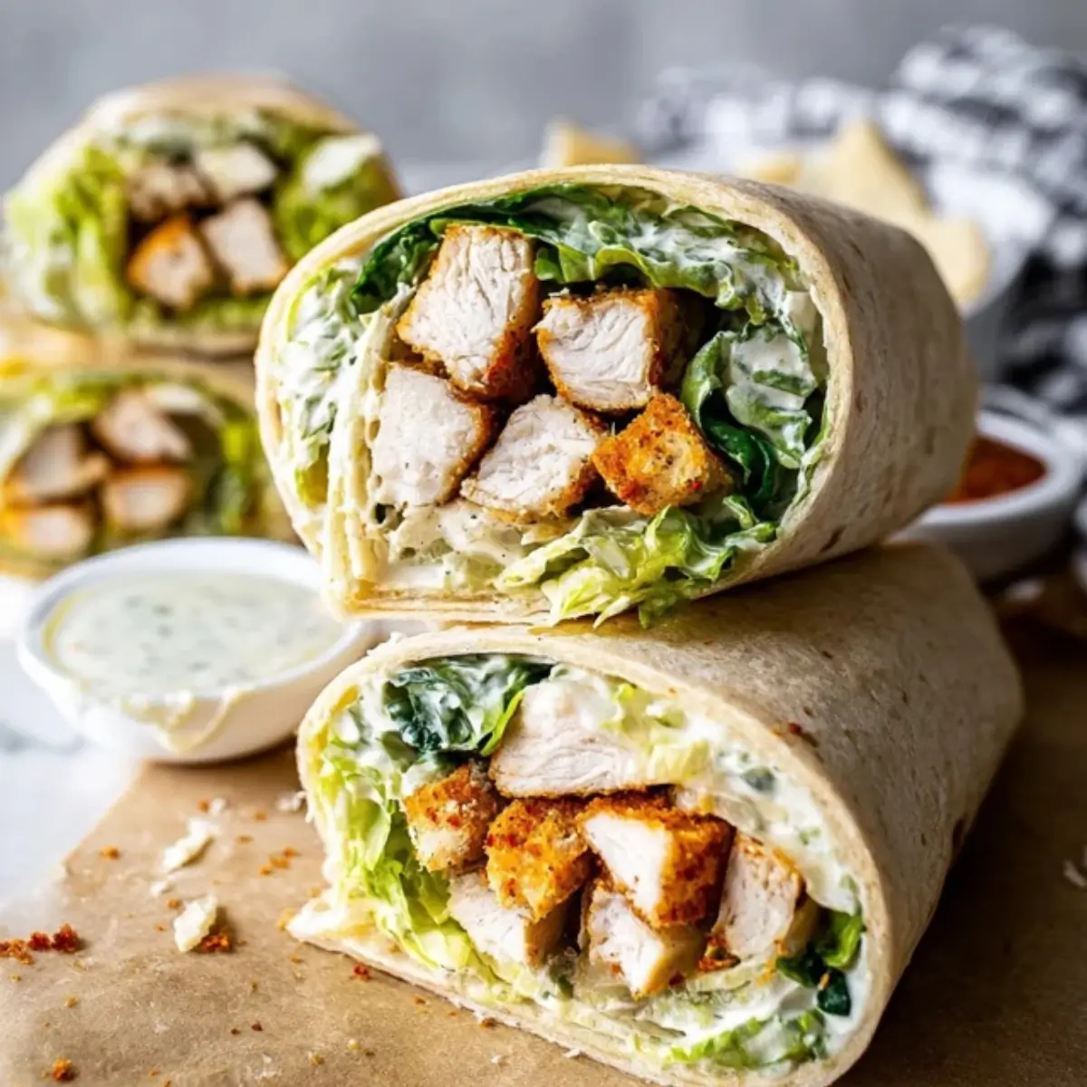 Chicken Caesar Wrap: Easy and Flavorful Recipe - CookBakeShare