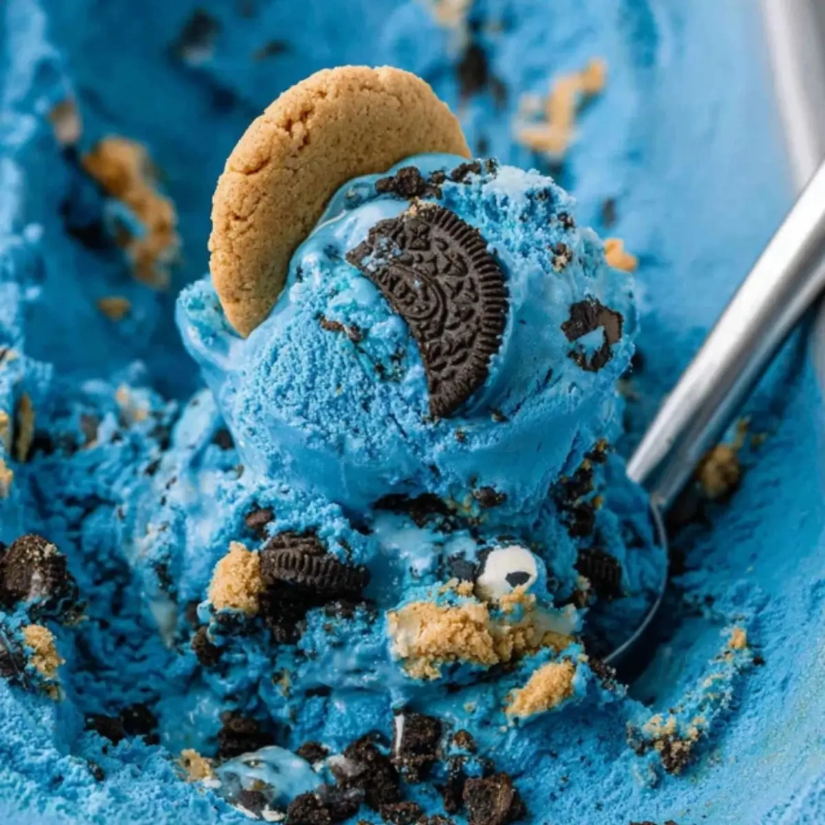 Cookie Monster Ice Cream Recipe – Easy & No-Churn - CookBakeShare