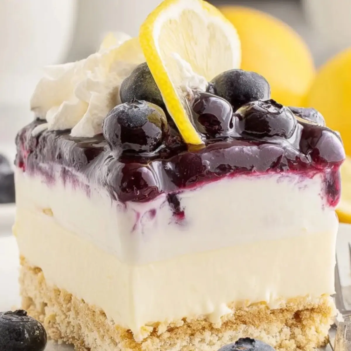 Lemon Blueberry Delight: Refreshing No-Bake Summer Treat - CookBakeShare