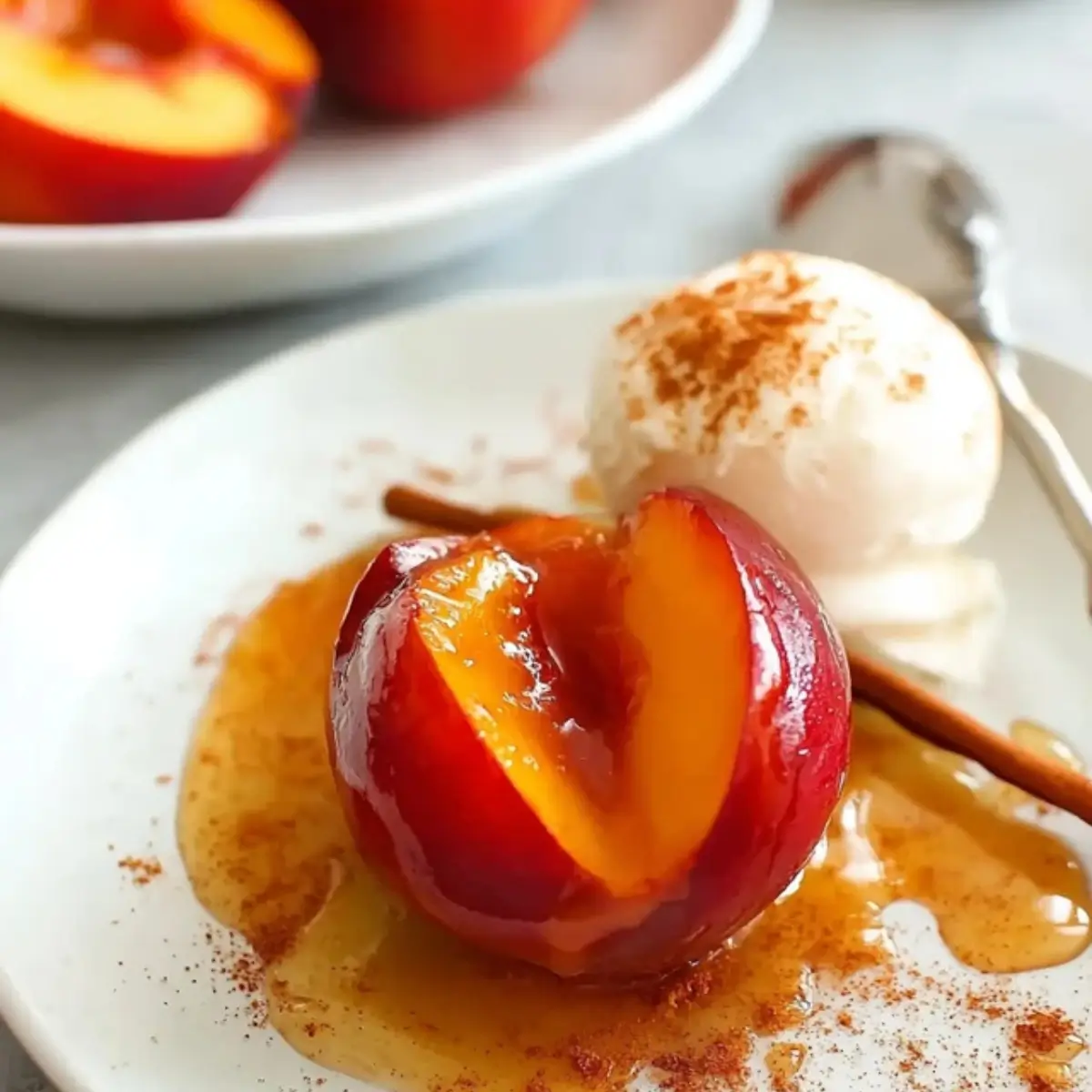 Nectarines with Cinnamon Honey Sauce – 4 Ingredients for Perfection ...