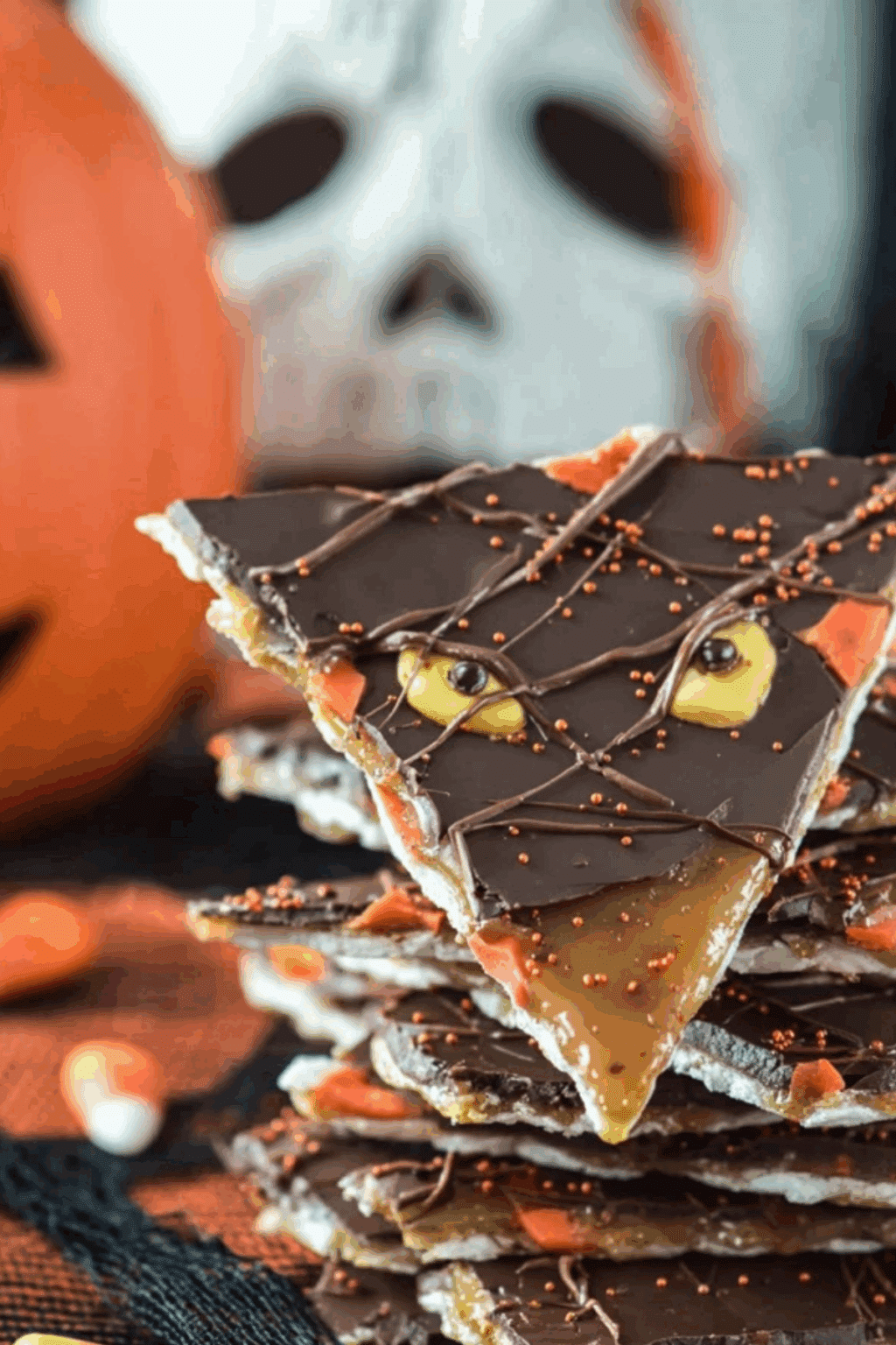 Halloween Crack Recipe - Easy Sweet & Salty Halloween Treat - CookBakeShare