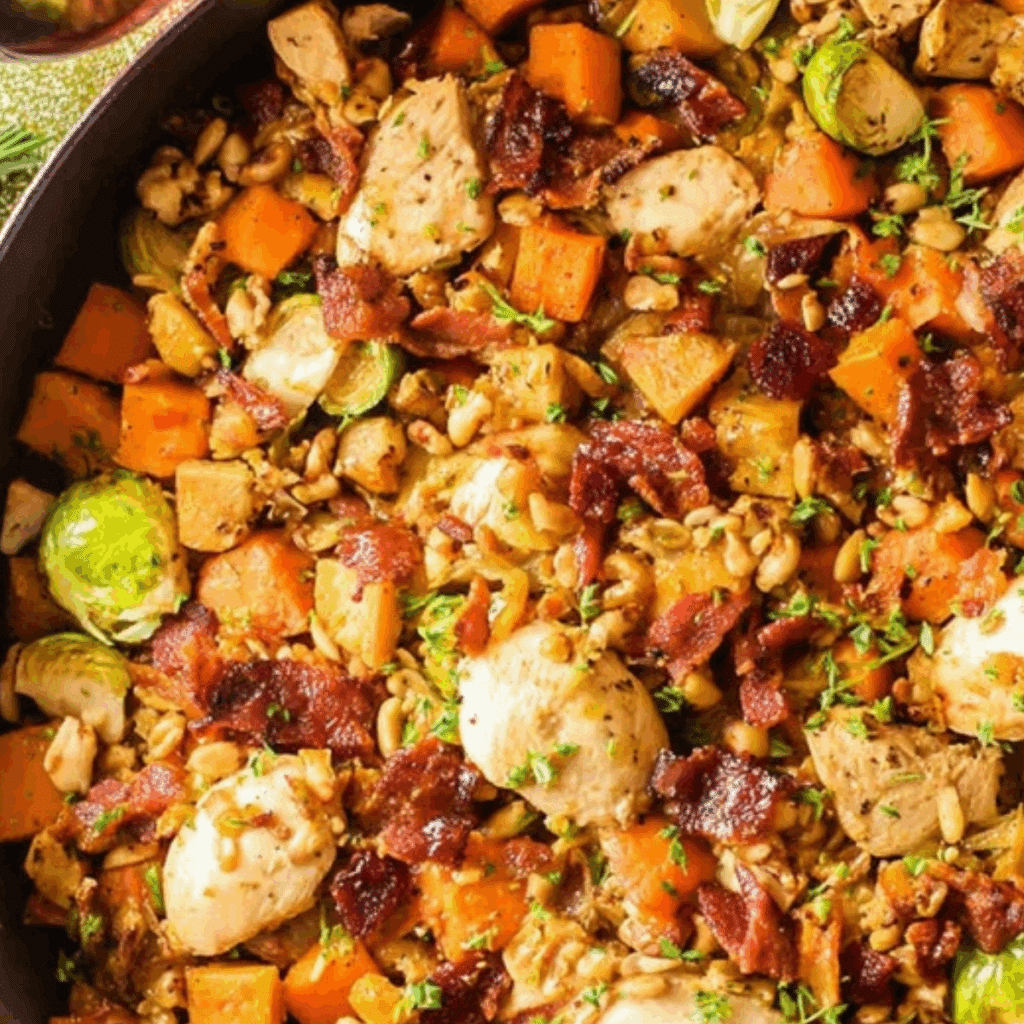 Harvest Chicken Skillet – Easy and Delicious Fall Recipe - CookBakeShare