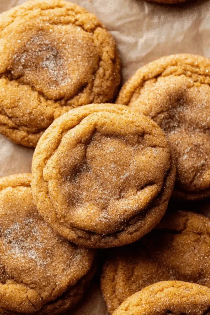 Pumpkin Snickerdoodle Cookies - Easy Fall Recipe - CookBakeShare