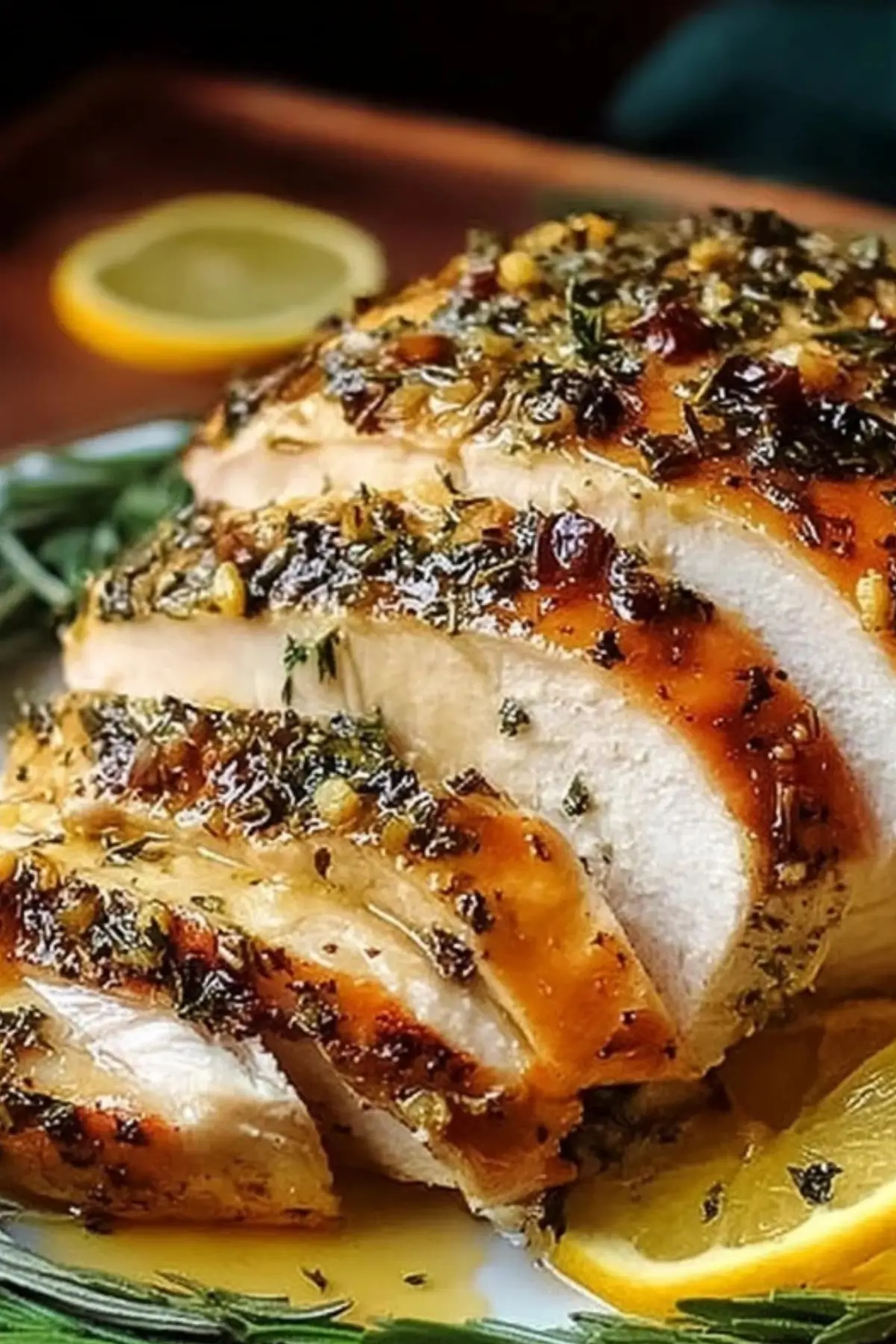 Lemon Garlic Roasted Turkey Breast – Perfectly Juicy & Easy - CookBakeShare