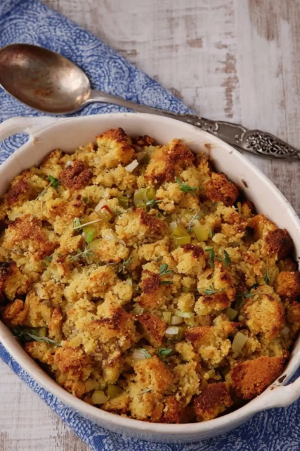 Old-Fashioned Cornbread Dressing - 5 Simple Steps - CookBakeShare