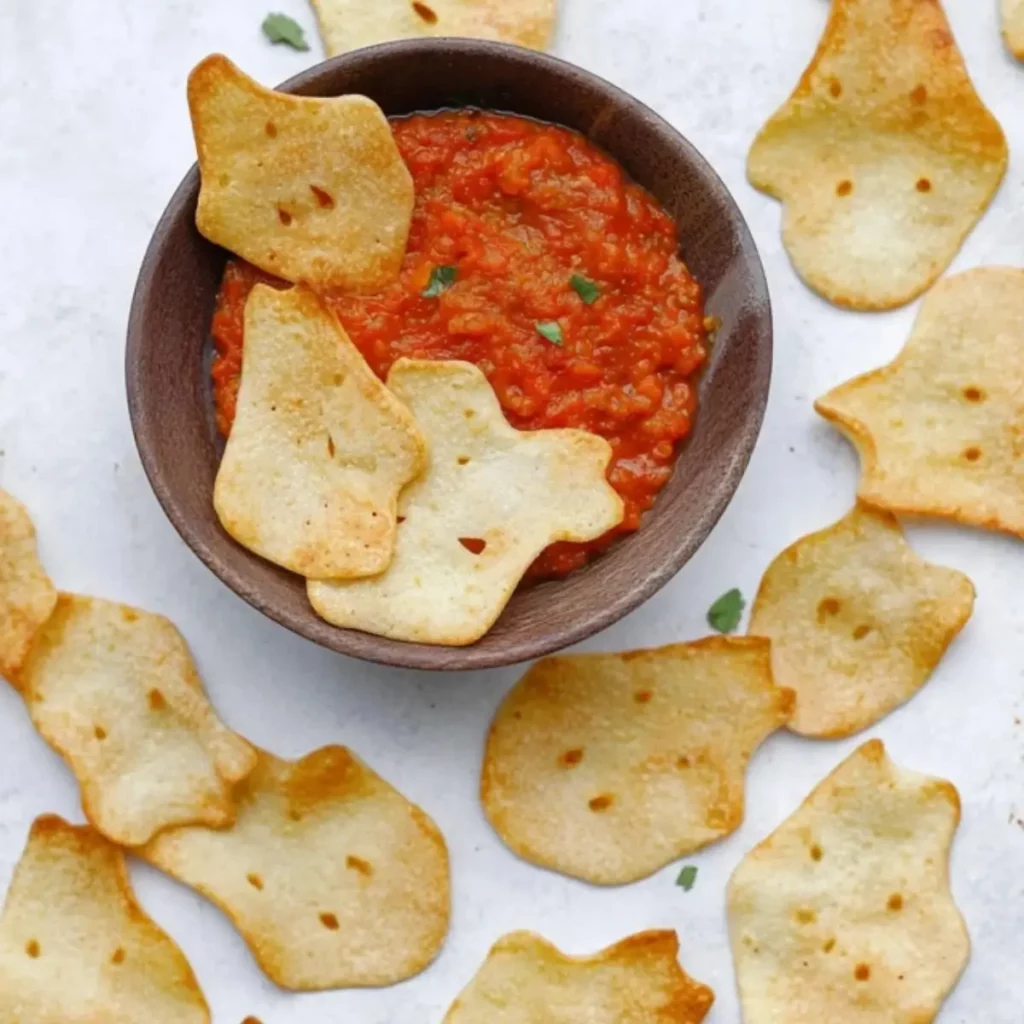 Spooky Baked Halloween Chips – Easy Halloween Snack Recipe - CookBakeShare