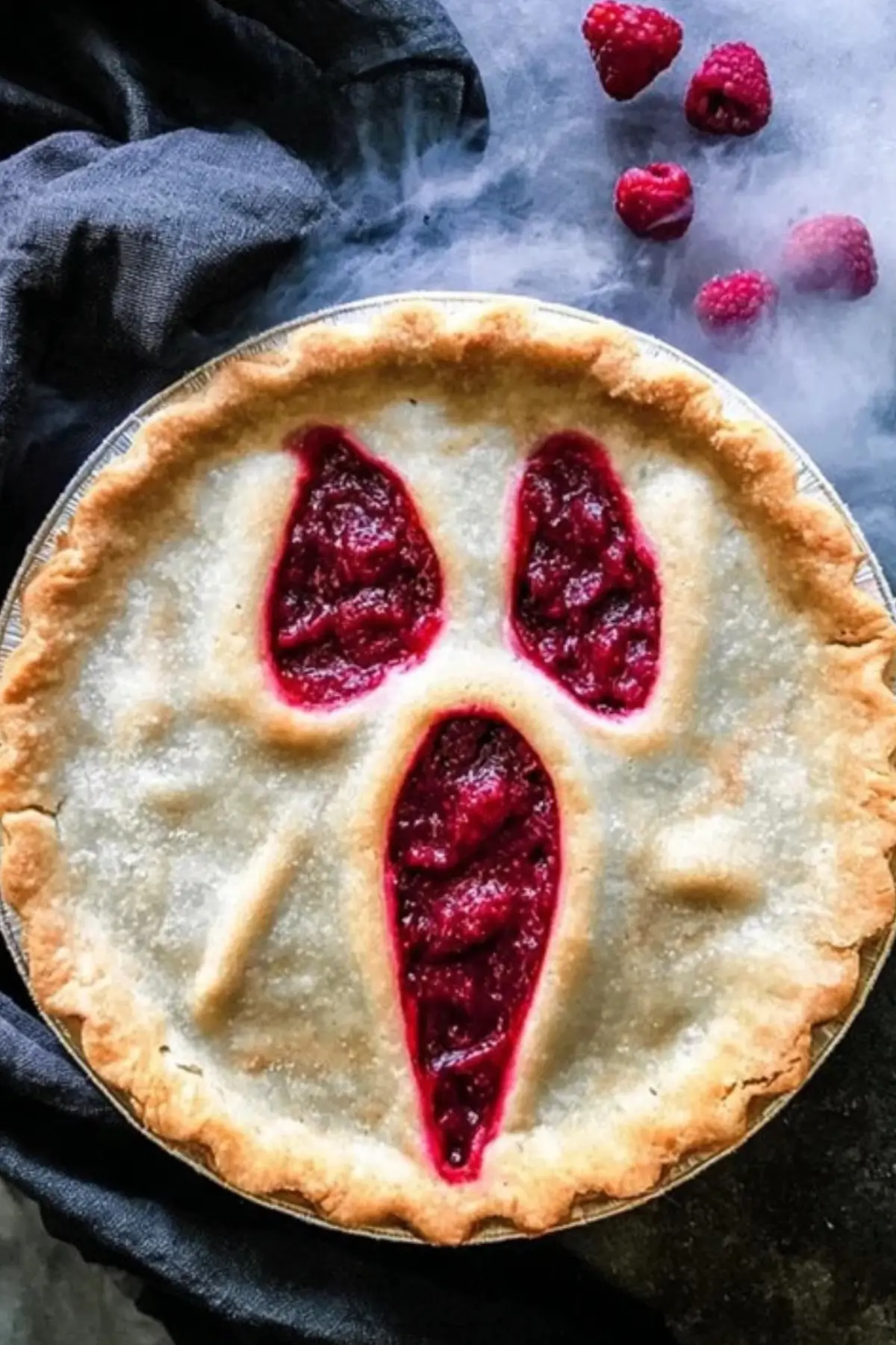 Spooky Halloween Scream Raspberry Pie – Perfect for Halloween ...