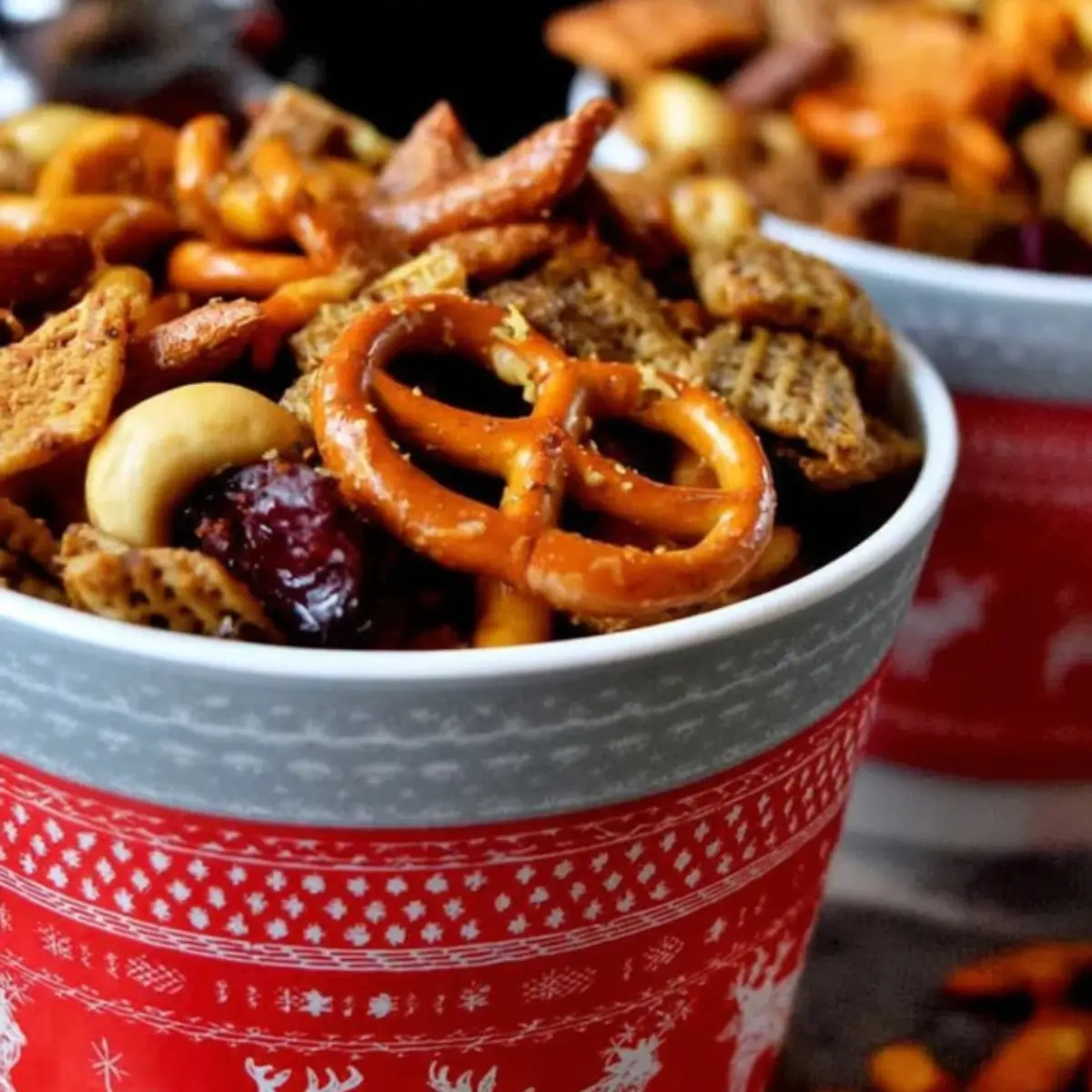Christmas Eve Savoury Snack Mix – Easy & Delicious - CookBakeShare