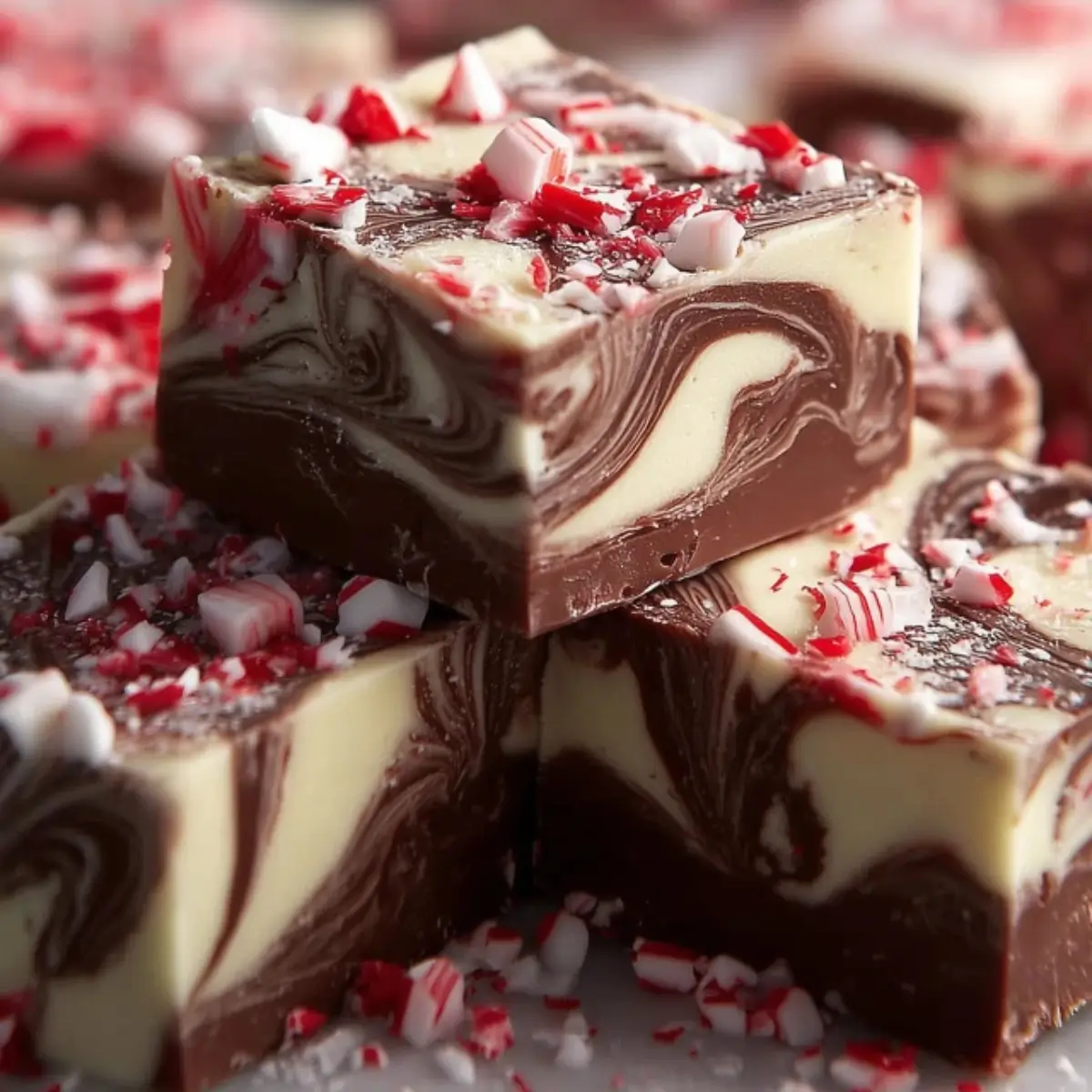 Peppermint Swirl Fudge – Easy & Festive Holiday Dessert - CookBakeShare
