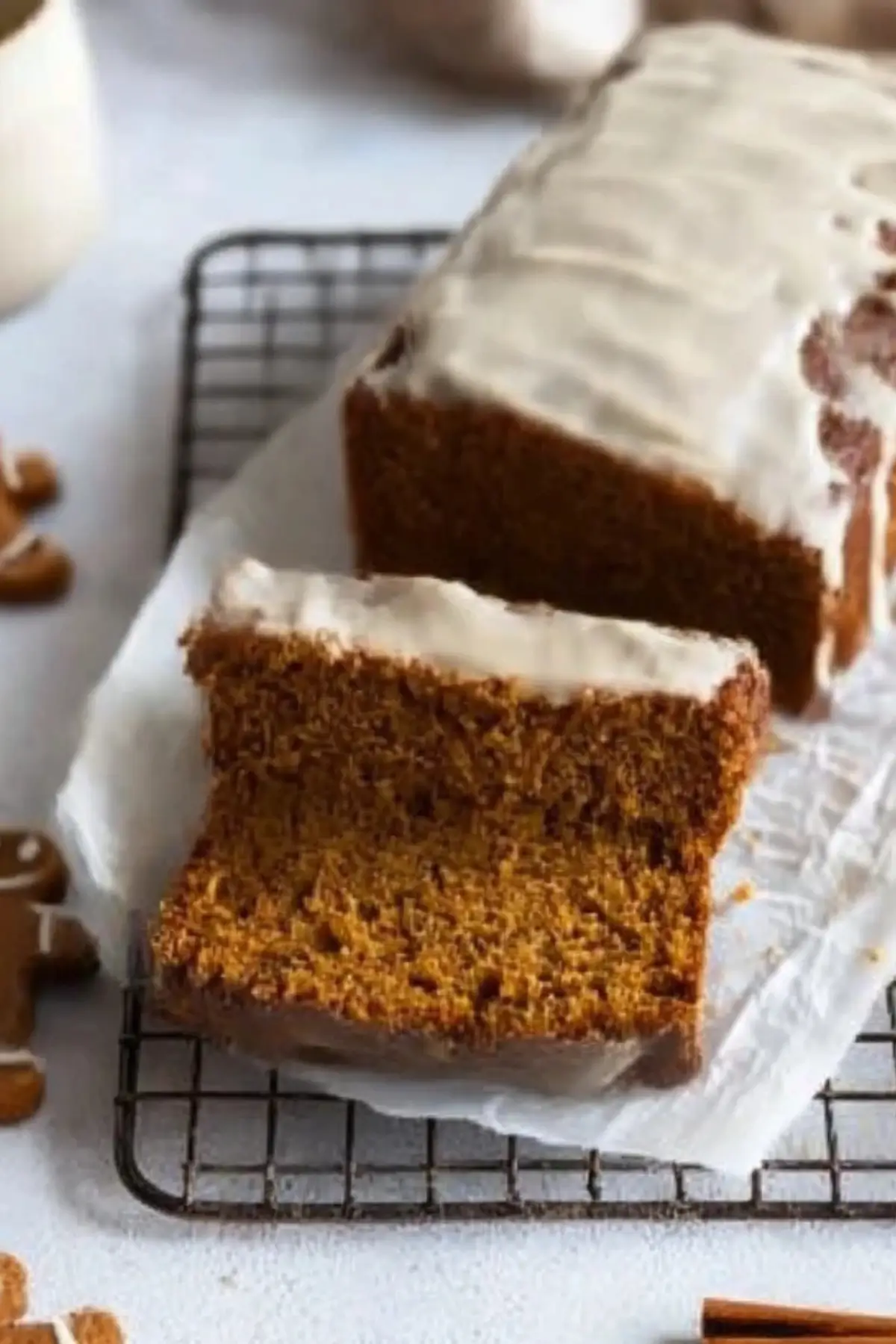 Iced Gingerbread Loaf Cake – Easy, Delicious Recipe - CookBakeShare