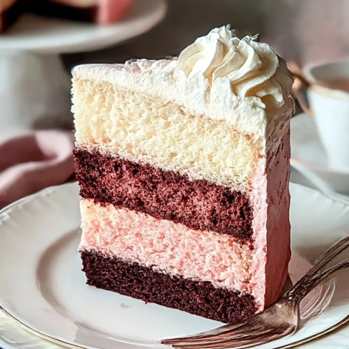 Neapolitan Cake Recipe – Easy & Delicious - CookBakeShare