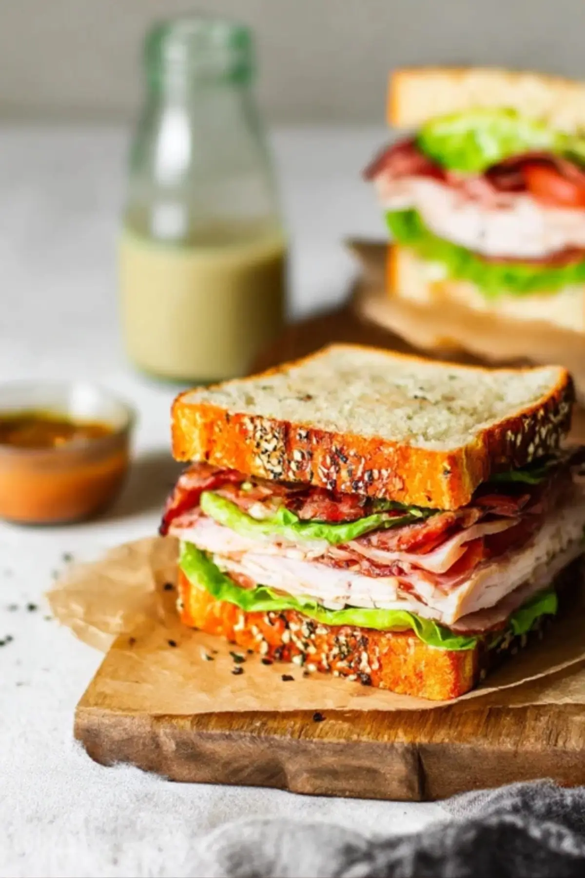 Turkey Club Sandwich - Quick & Delicious Recipe - CookBakeShare