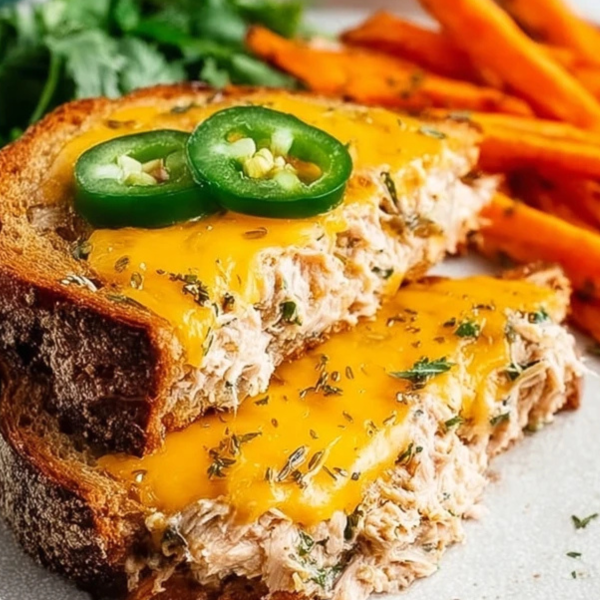 Spicy Jalapeño Cheddar Tuna Melt – Easy & Flavor-Packed - CookBakeShare