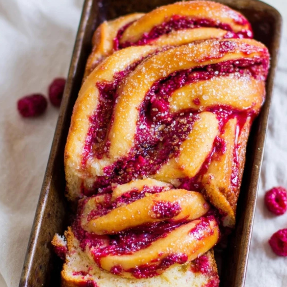 Raspberry Swirl Brioche – Stunning & Easy Recipe - CookBakeShare
